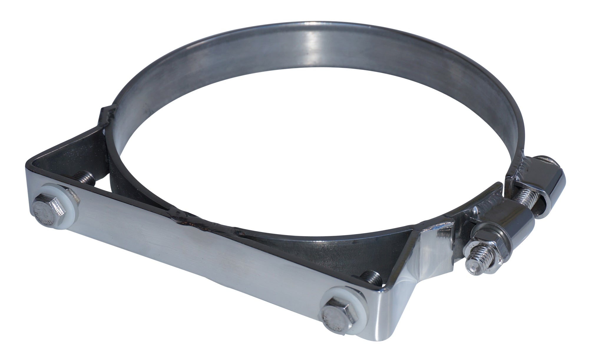 8" (203mm) Polished Stainless Steel Exhaust Mounting Bracket – Ultimax ...