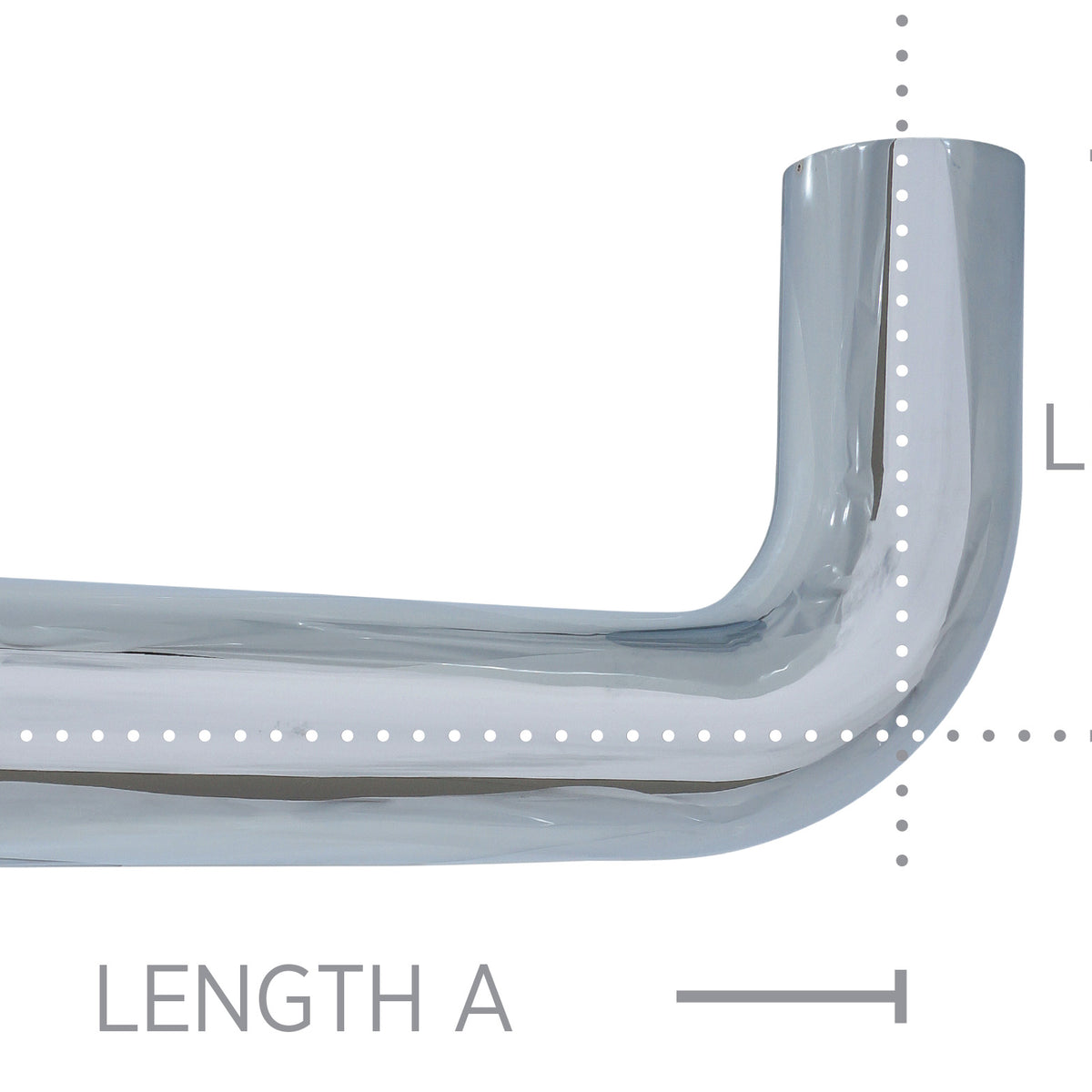 5" (127mm) x 90° 14" (356mm) Plain x 14" (356mm) Expanded Tight Radius ...