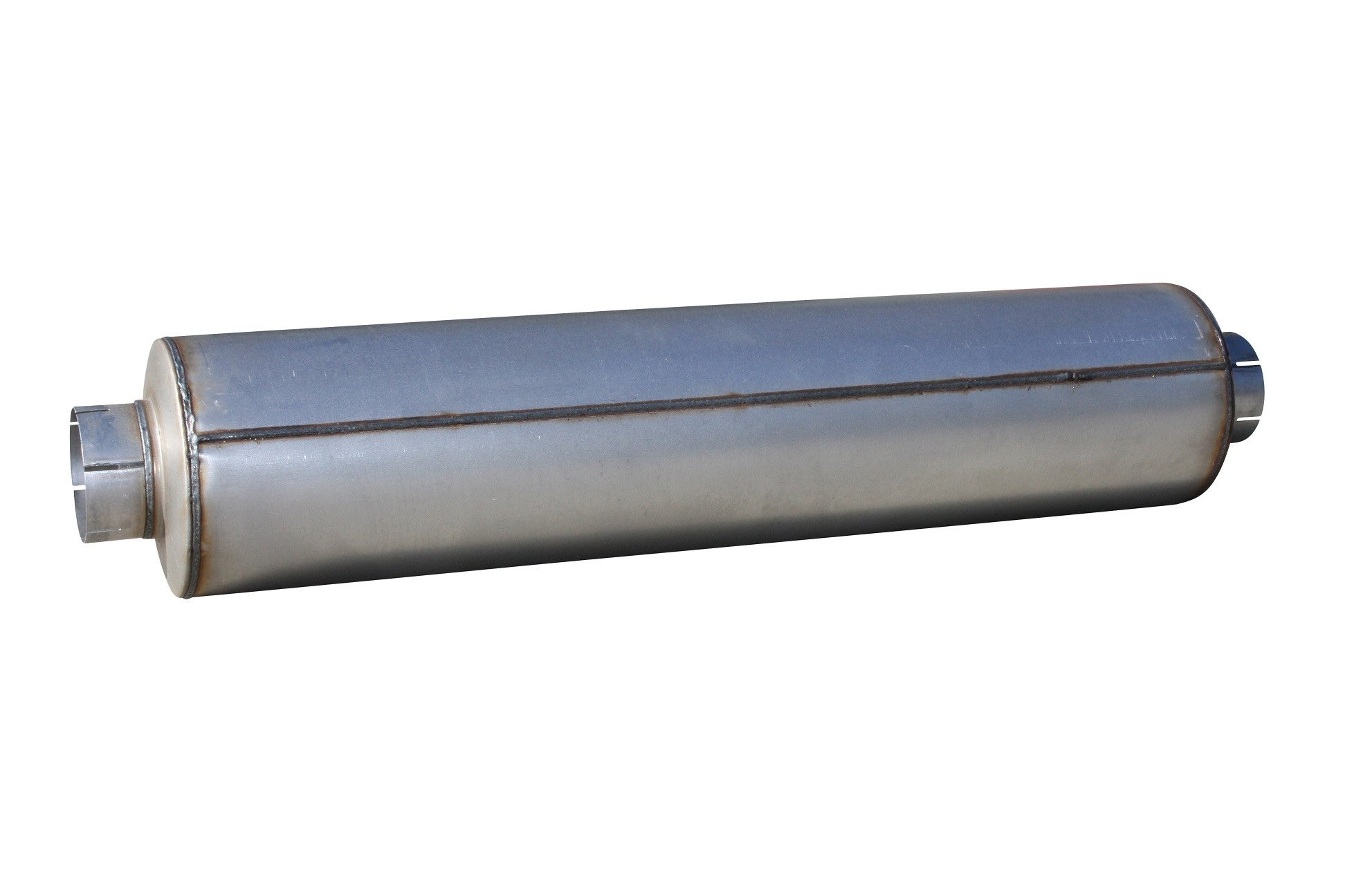 4" In/Out, 8½" x 34" Long Flowtech Mid-Range Straight Through Muffler ...